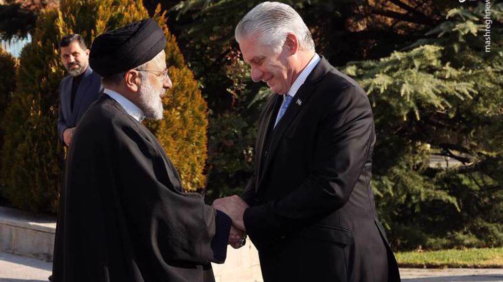 President Raeisi officially welcomes Cuban counterpart in Tehran